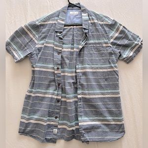 7 Diamonds | Shirts | 7 Diamonds Large Multi Colored Striped Short ...